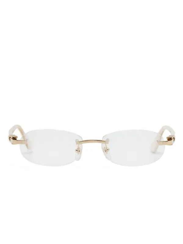 CARTIER Rectangle-frame Glasses
