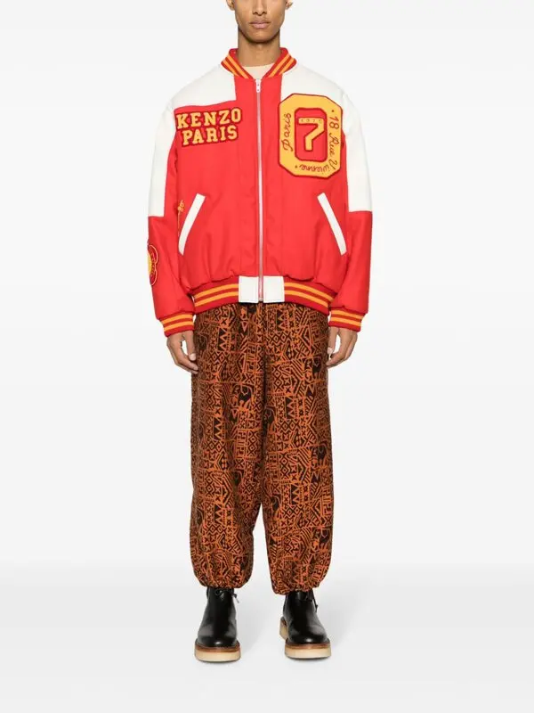 Kenzo Tiger Academy Logo-patch Bomber Jacket