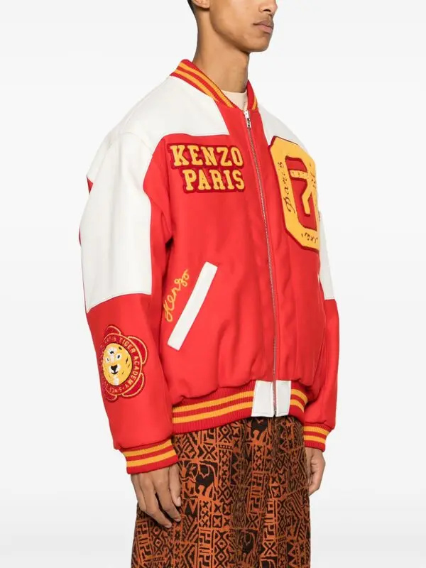 Kenzo Tiger Academy Logo-patch Bomber Jacket