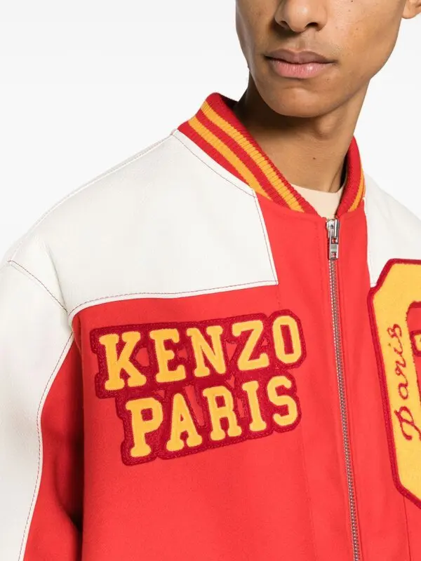 Kenzo Tiger Academy Logo-patch Bomber Jacket