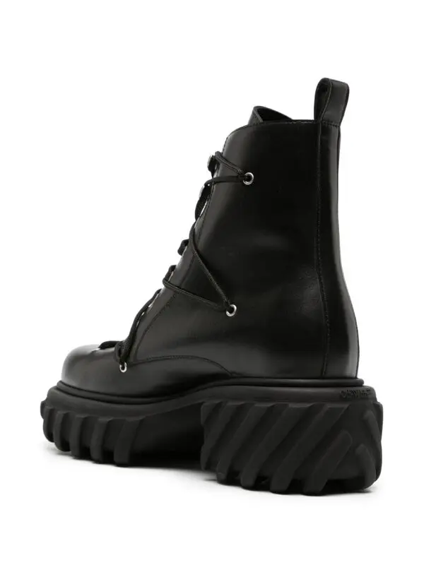 Off-White Tractor Motor Leather Boots