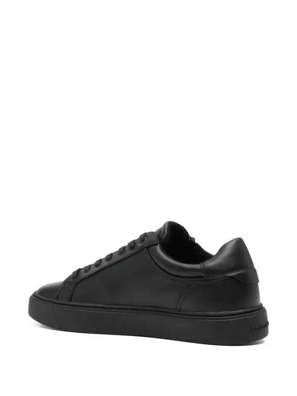 Calvin Klein Debossed Leather Sneakers
