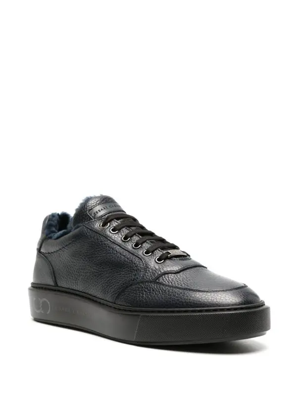 Casadei Cervo Leather Sneakers - Blue