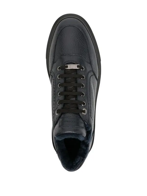 Casadei Cervo Leather Sneakers - Blue