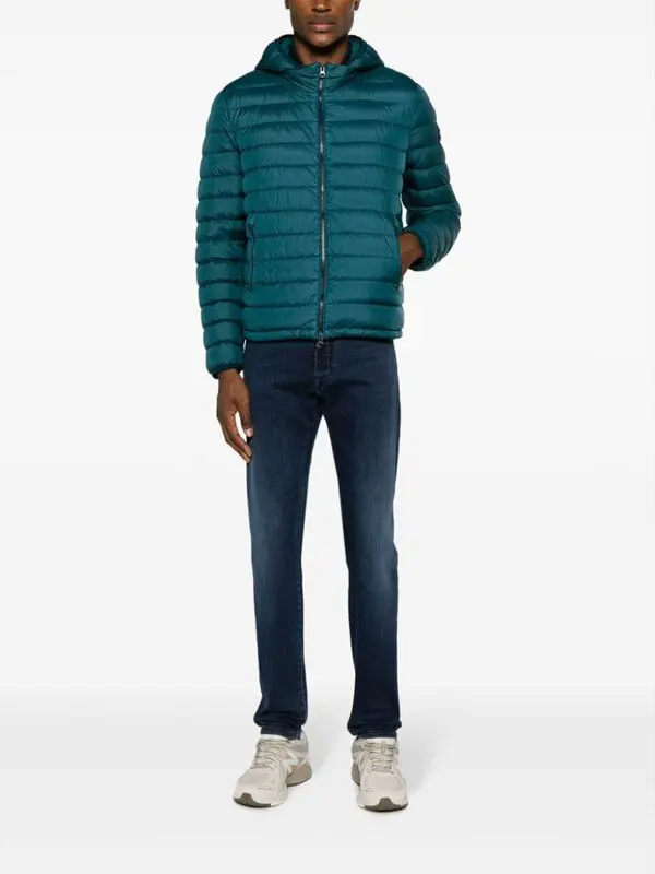 Paul & Shark Save The Sea Hooded Padded Jacket - Blue