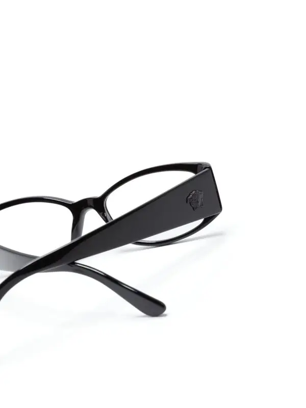 Versace Medusa-motif Rectangle-frame Glasses