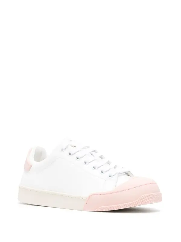 Marni Dada Bumper Leather Sneakers - White