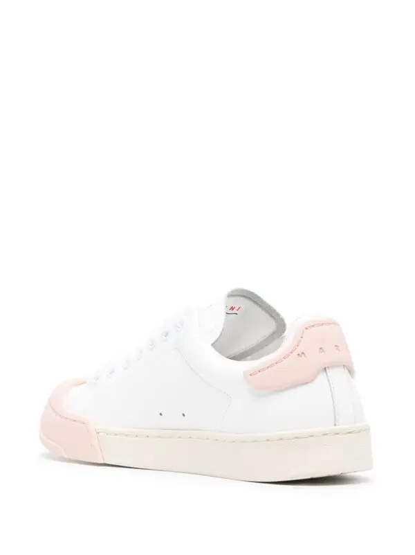 Marni Dada Bumper Leather Sneakers - White