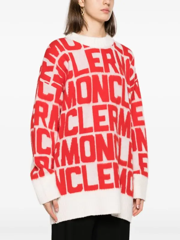 Moncler Logo-jacquard Wool Jumper