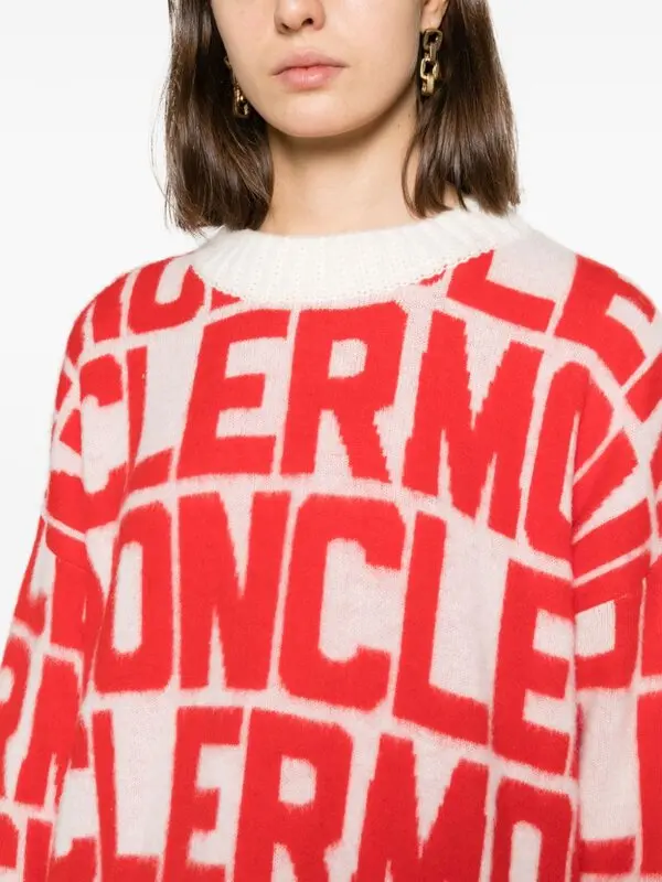 Moncler Logo-jacquard Wool Jumper
