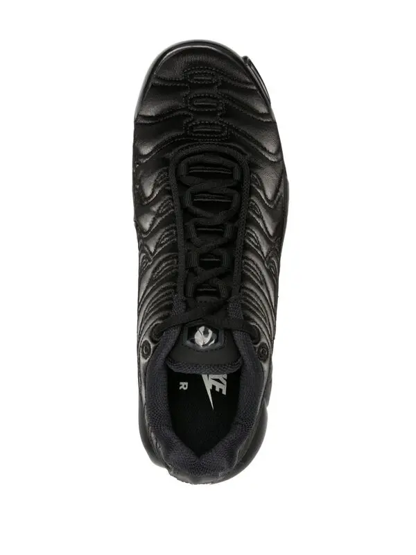 Nike Air Max Plus Embroidered-logo Sneakers - Black