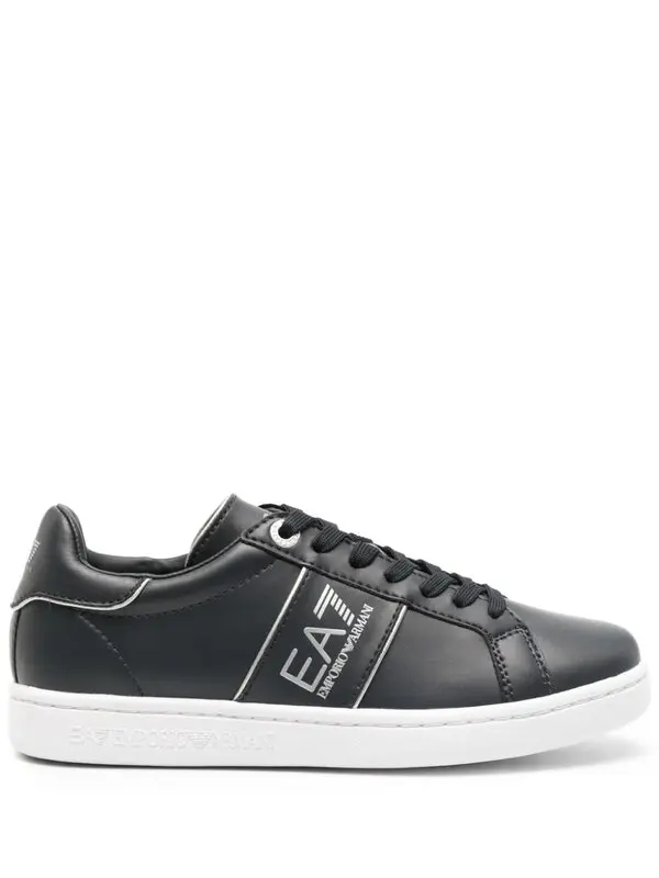 EA7 Classic Leather Sneakers - Blue