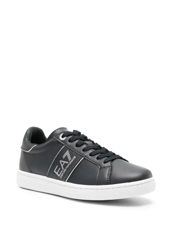 EA7 Classic Leather Sneakers - Blue
