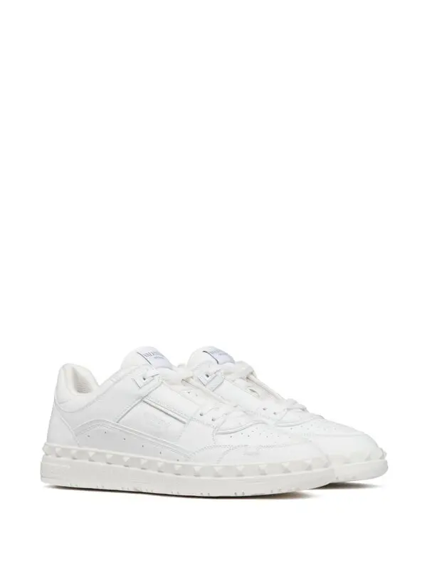 Valentino Garavani Calf Leather Sneakers - White