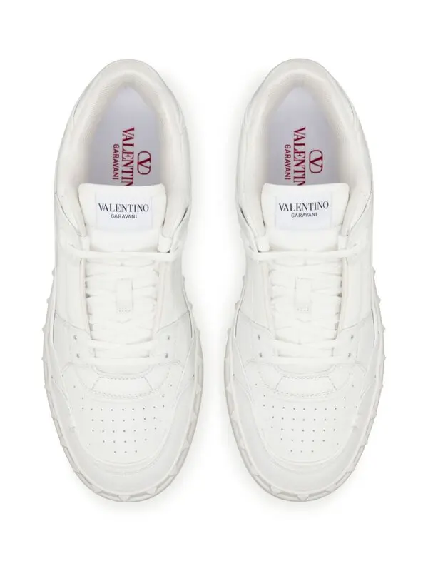 Valentino Garavani Calf Leather Sneakers - White