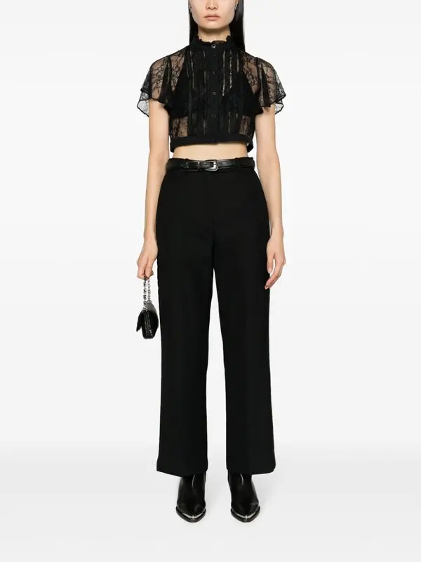 Sandro Straight-leg Tuxedo Trousers