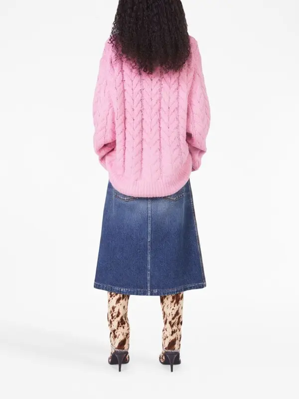 Stella McCartney Cable-knit Long-sleeve Jumper