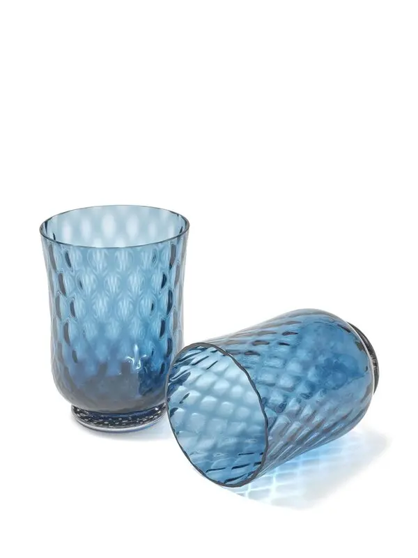 CABANA Balloton Murano Wine Glass - Blue