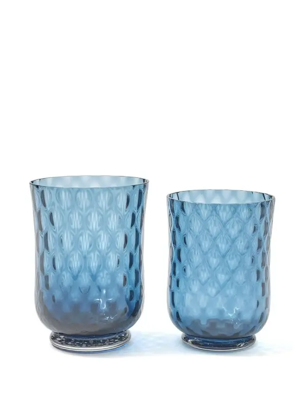 CABANA Balloton Murano Wine Glass - Blue