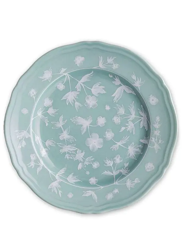 CABANA X Ginori 1735 Floral Dessert Plate - Green