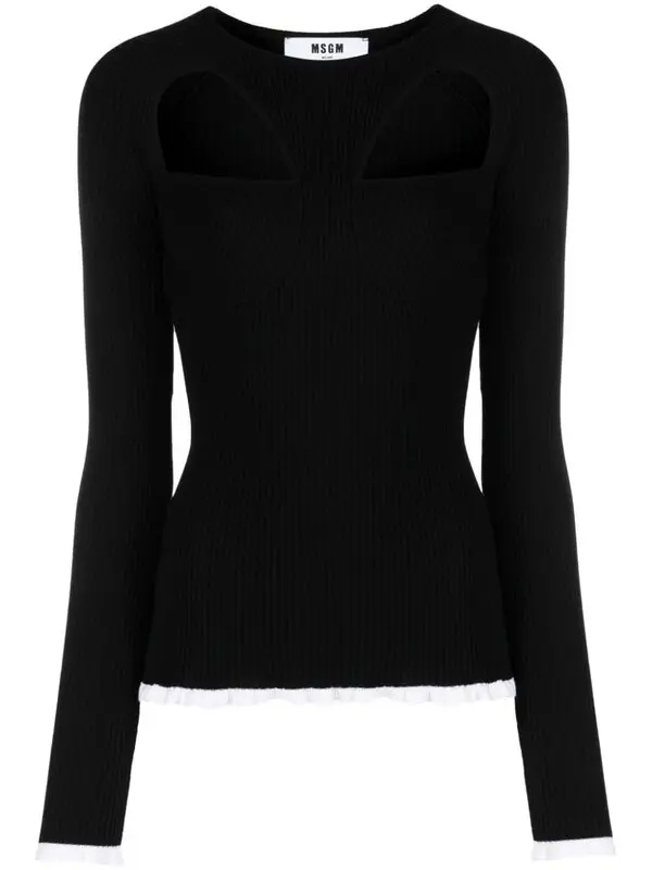 MSGM Logo Intarsia Jumper