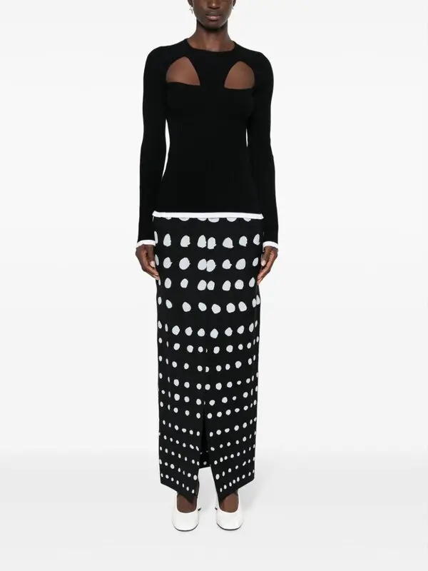 MSGM Logo Intarsia Jumper