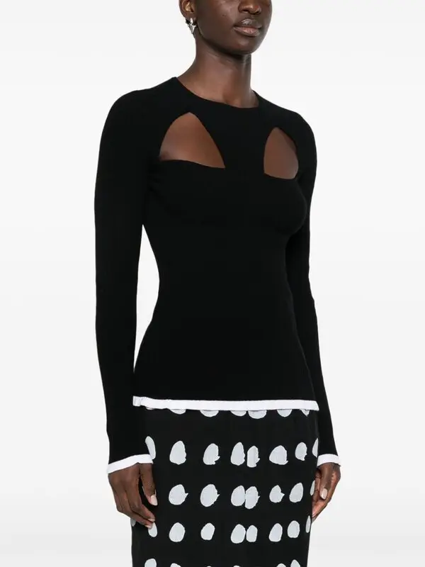 MSGM Logo Intarsia Jumper