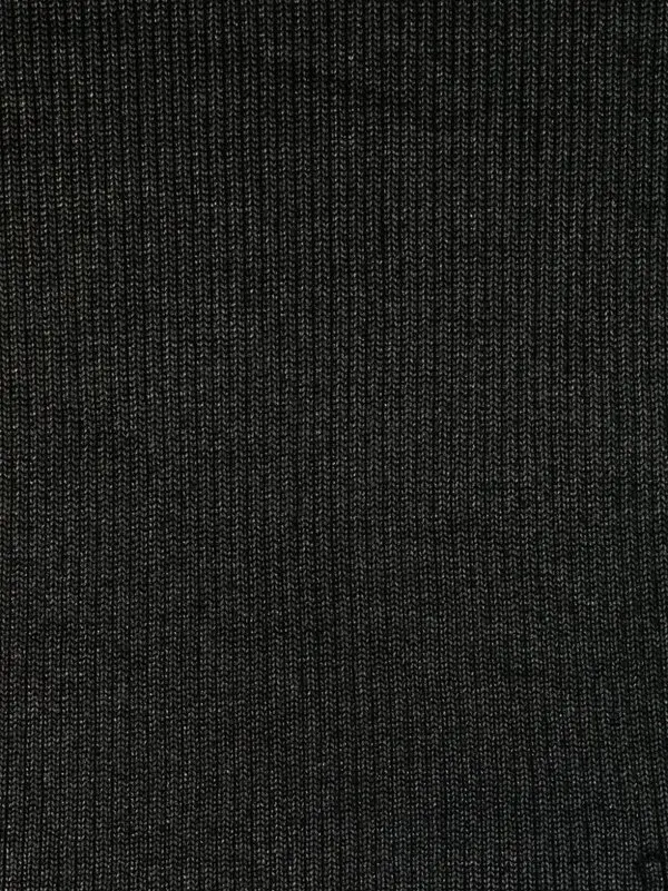 JULIUS Ribbed Circular-design Scarf