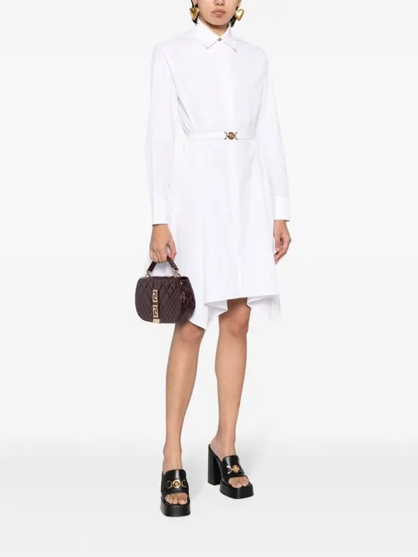 Versace Medusa '95 Mini Shirt Dress - White