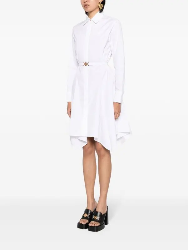 Versace Medusa '95 Mini Shirt Dress - White