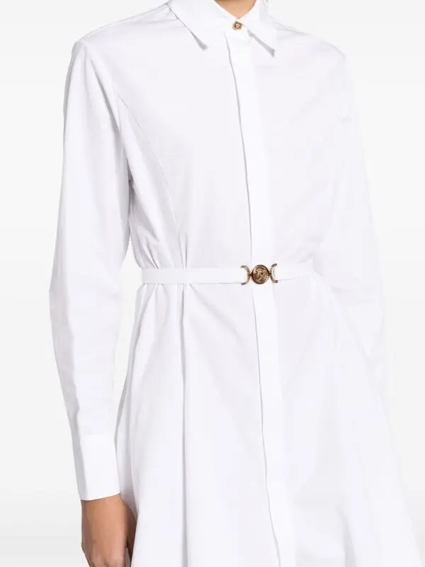 Versace Medusa '95 Mini Shirt Dress - White