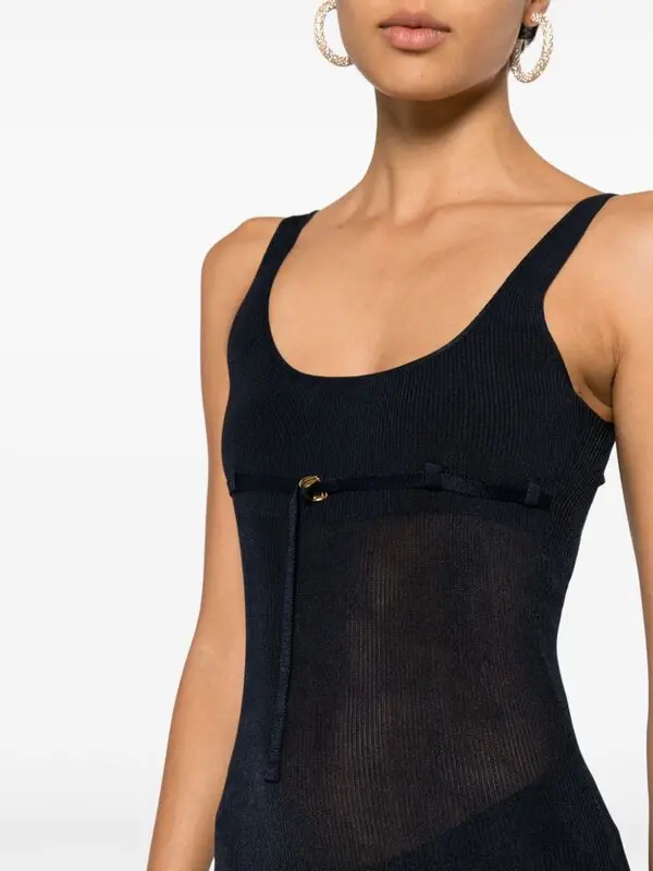 Jacquemus La Robe Maille Oranger Dress - Blue