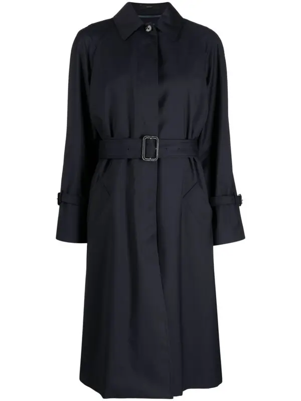 Paul Smith Belted Wool Trench Coat