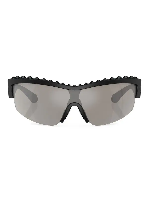 SWAROVSKI Pavé Crystal-embellished Sunglasses - Black