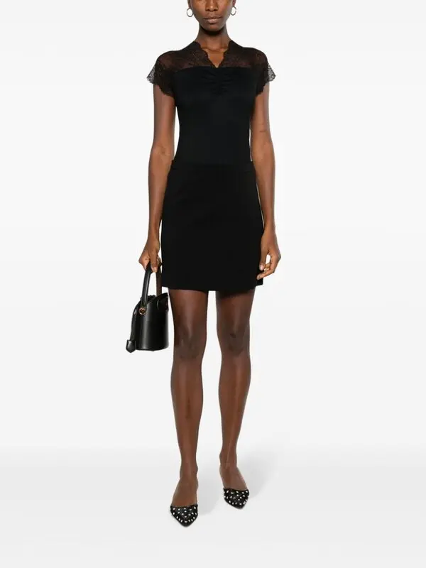 Maje Lace-trim Top