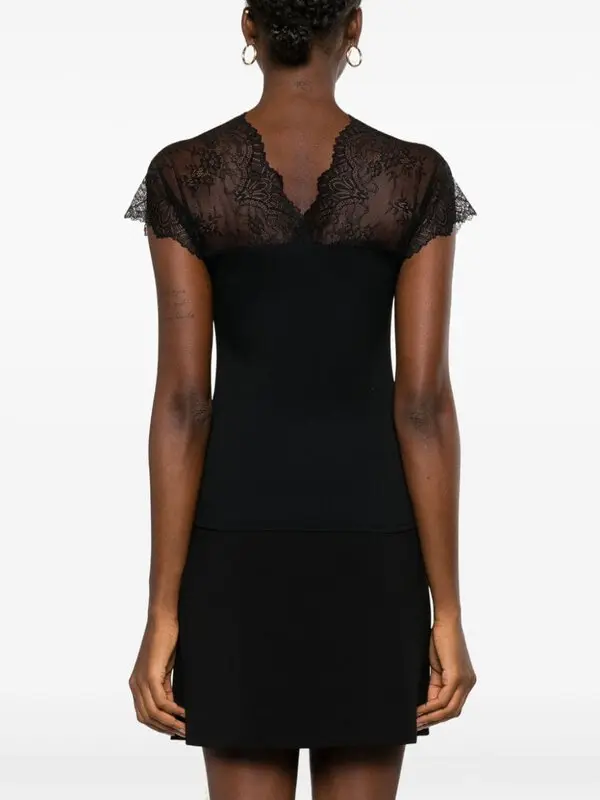Maje Lace-trim Top