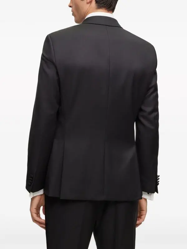 BOSS Huge Slim-fit Tuxedo Jacket - Black