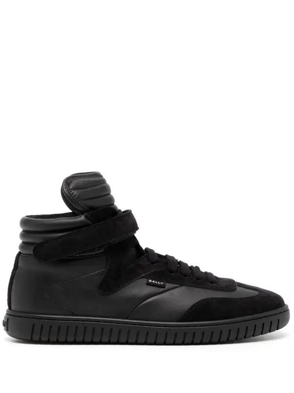 Bally Panelled High-top Sneakers