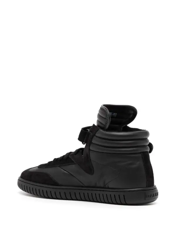 Bally Panelled High-top Sneakers