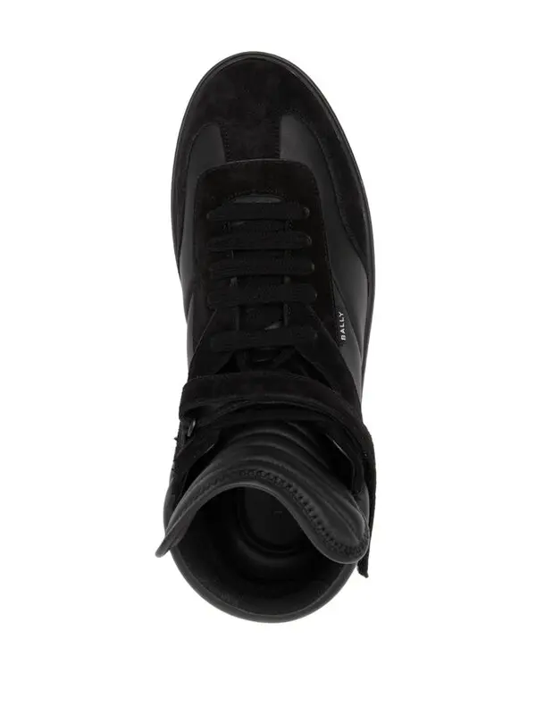 Bally Panelled High-top Sneakers