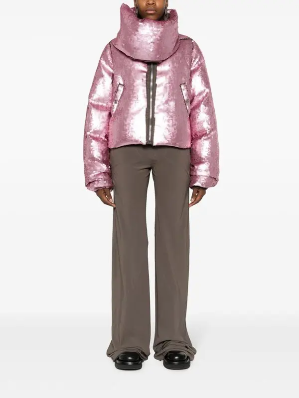 Rick Owens Sequin-embellished Puffer Jacket