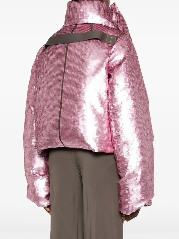 Rick Owens Sequin-embellished Puffer Jacket