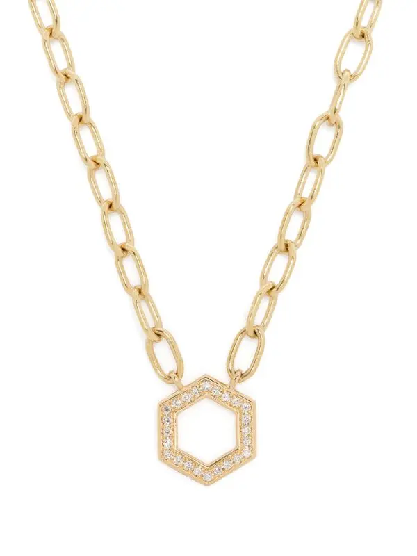 Harwell Godfrey 18kt Yellow Diamond Chain Necklace - Gold