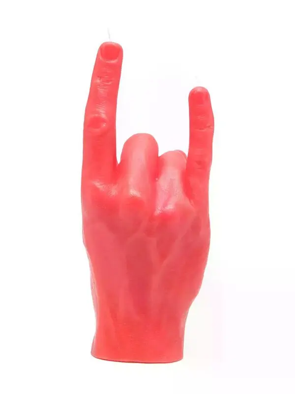 CANDLEHAND Hand Gesture Candle You Rock - Red