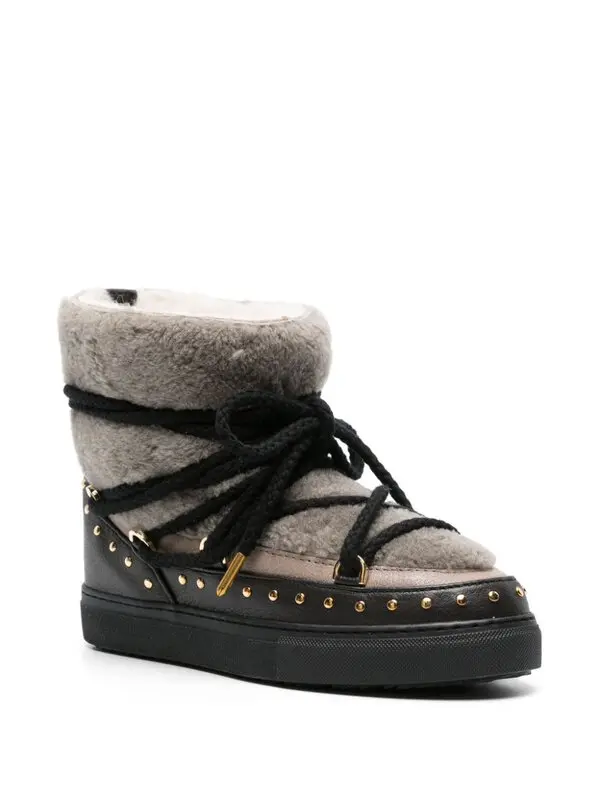 Inuikii Shearling Lace-up Boots