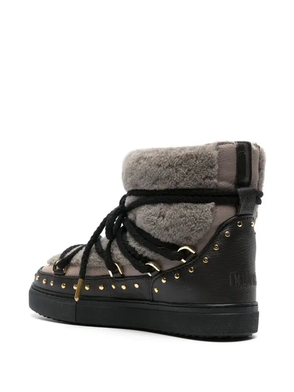 Inuikii Shearling Lace-up Boots