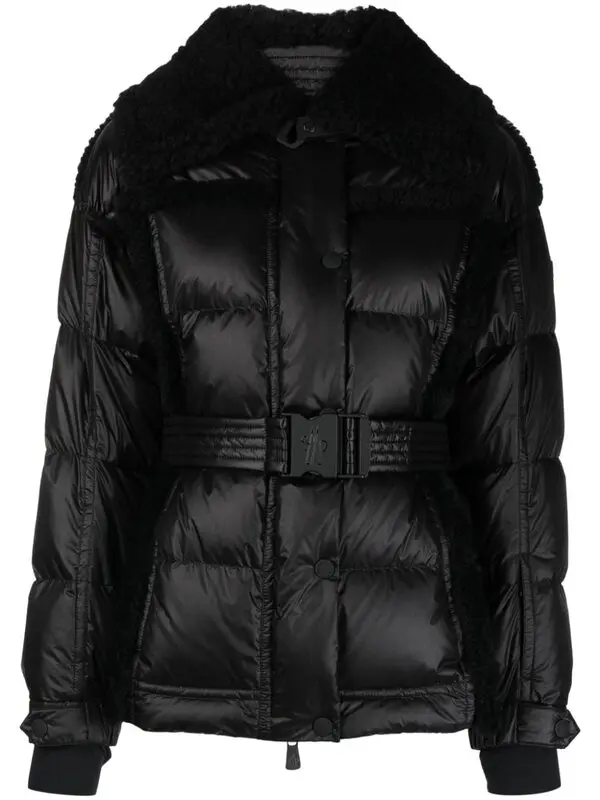 Moncler Biollay Belted Ski Jacket