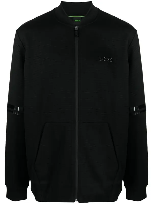 BOSS Logo-print Cotton Jacket