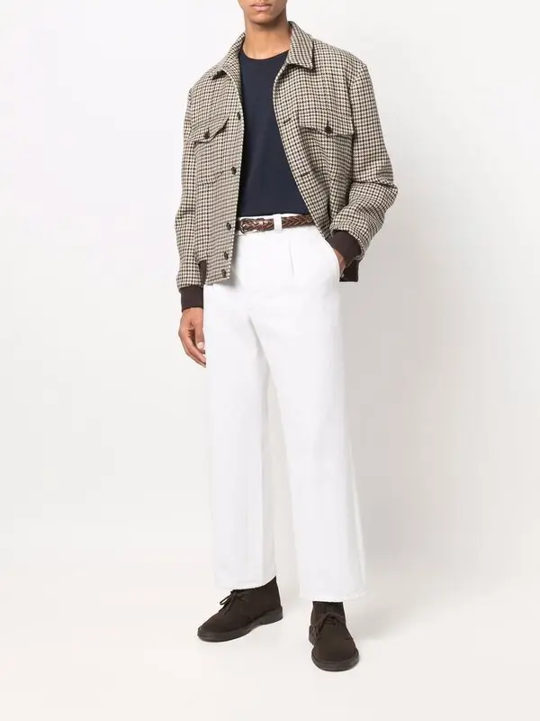 John Smedley Marcus Crew-neck Knitted Jumper - Blue