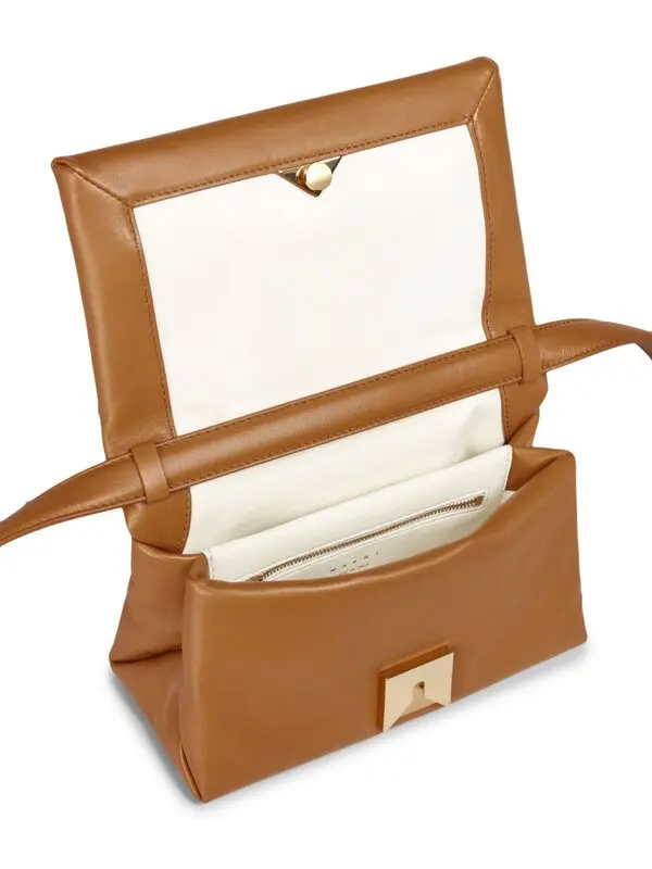 Marni Small Prisma Leather Shoulder Bag